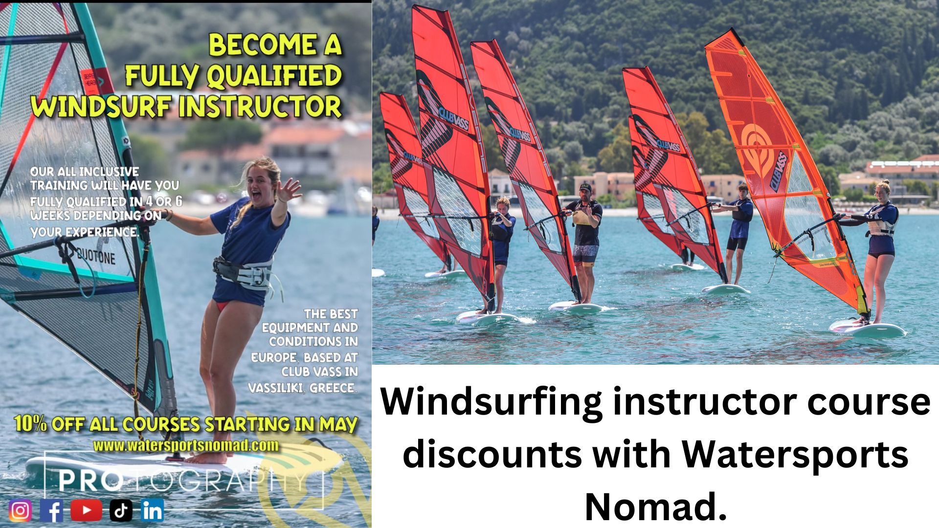 Windsurfing instructor course discounts with Watersports Nomad ...